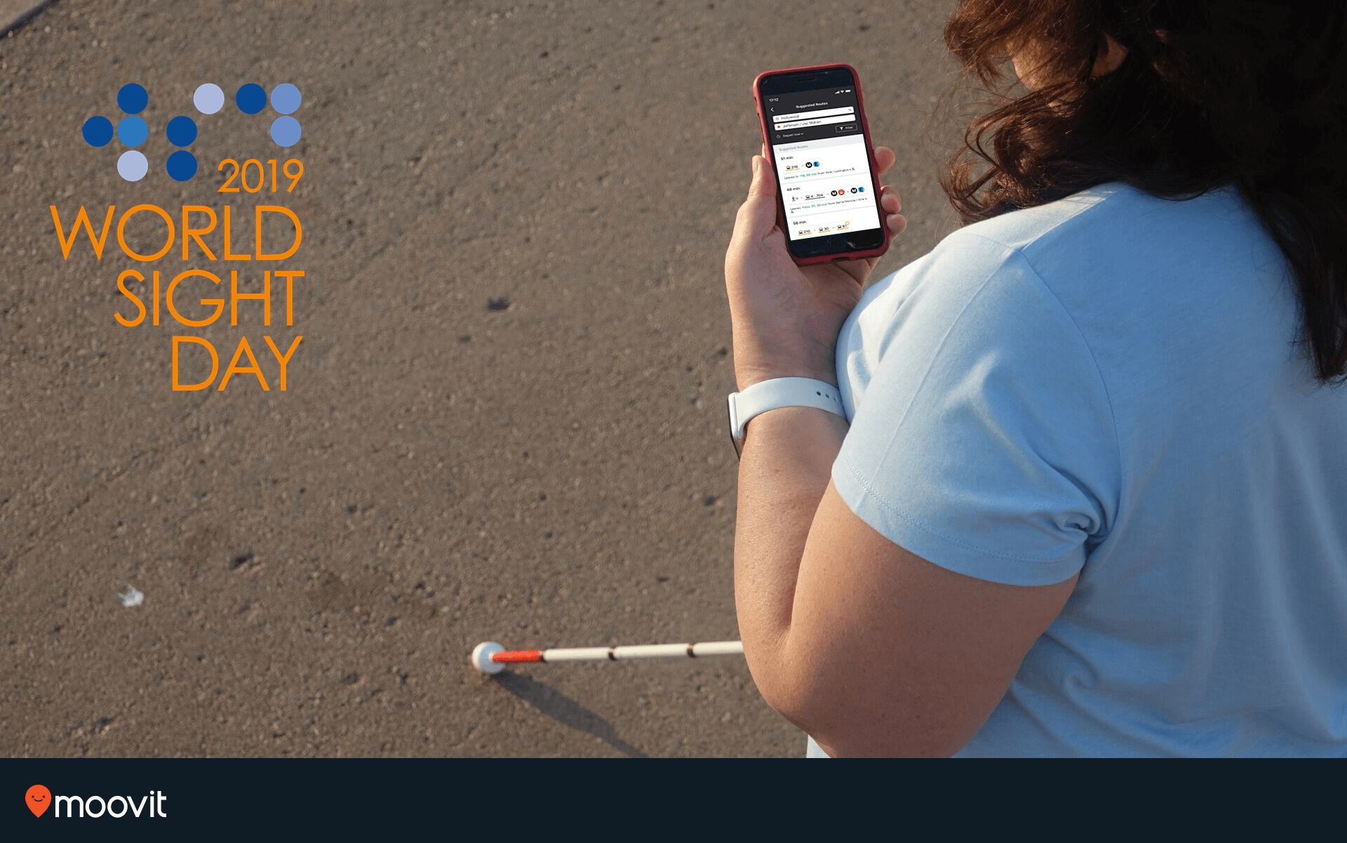 World Sight Day 2019: Discover Moovit accessibility features