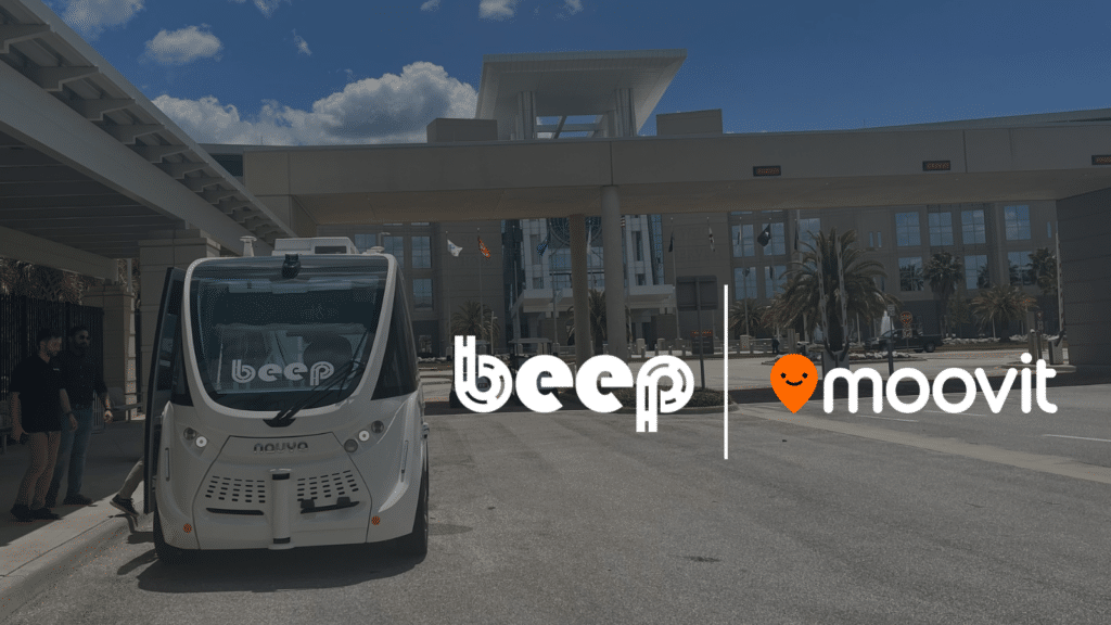 Moovit and Beep Launch Ride-Hailing for Autonomous Shuttles in Florida ...