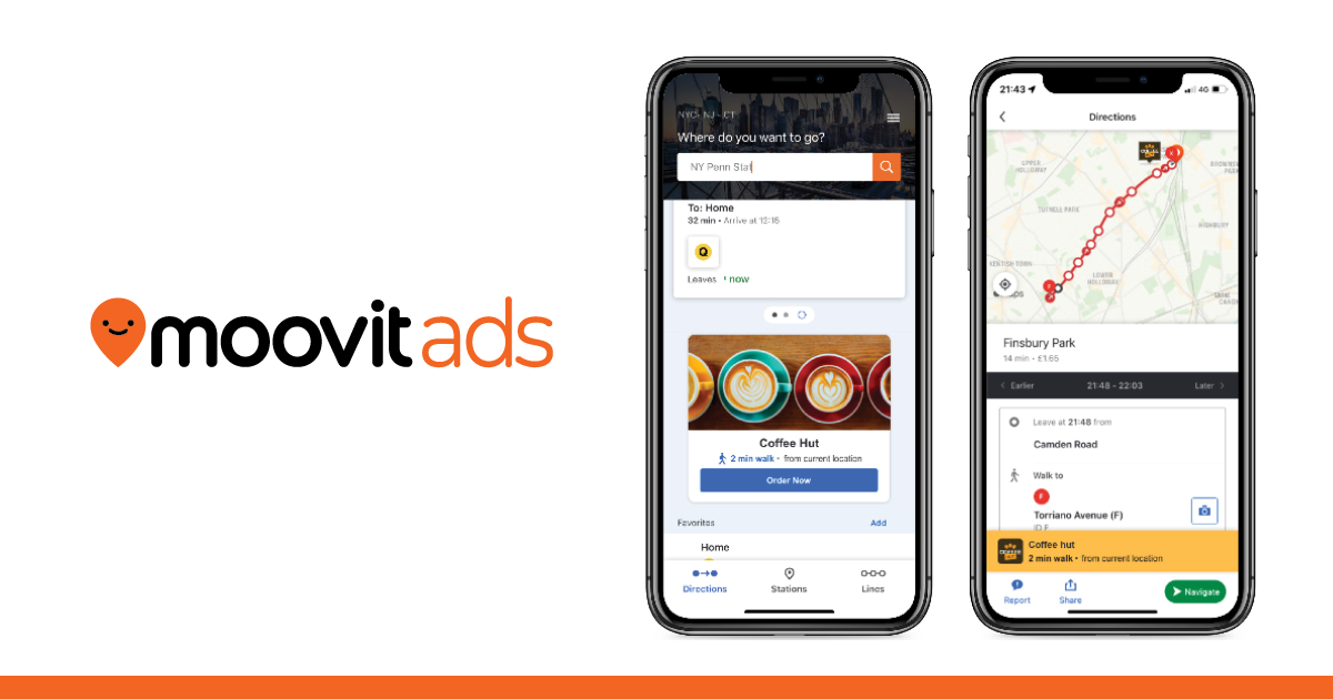 Location & Geofence targeting - Moovit Ads